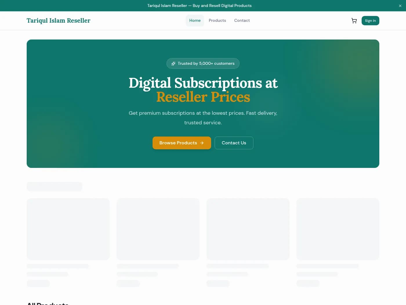 Tariqul reseller
