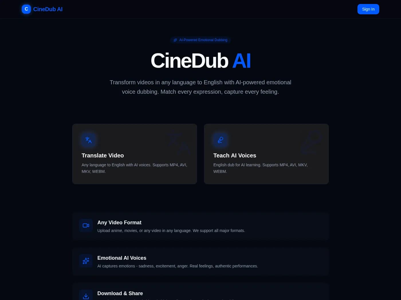 Cinedub