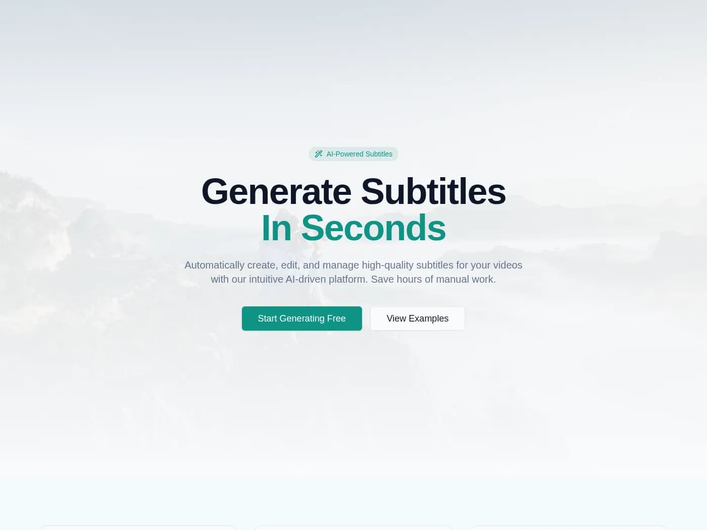 Subtitle Generator
