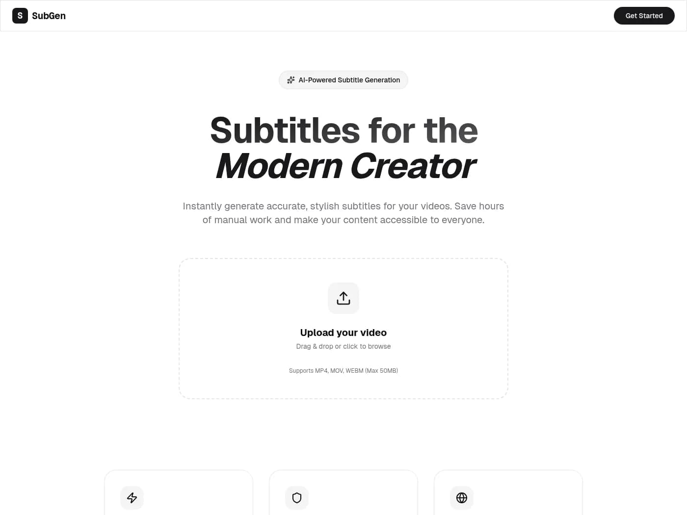 Subtitle Generator