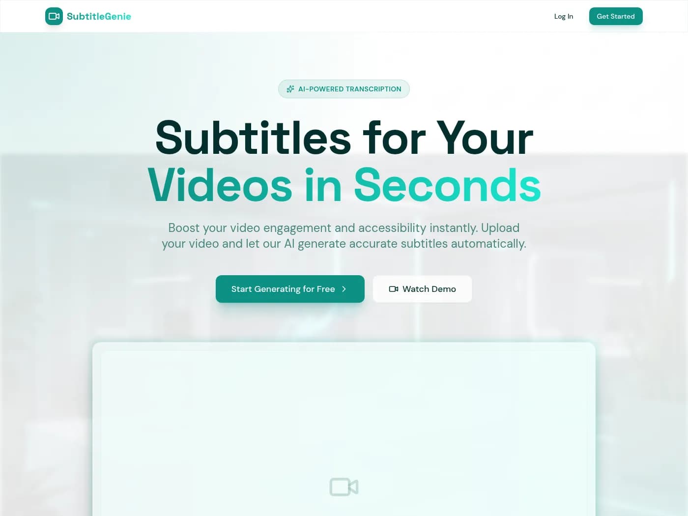 SubtitleGenie