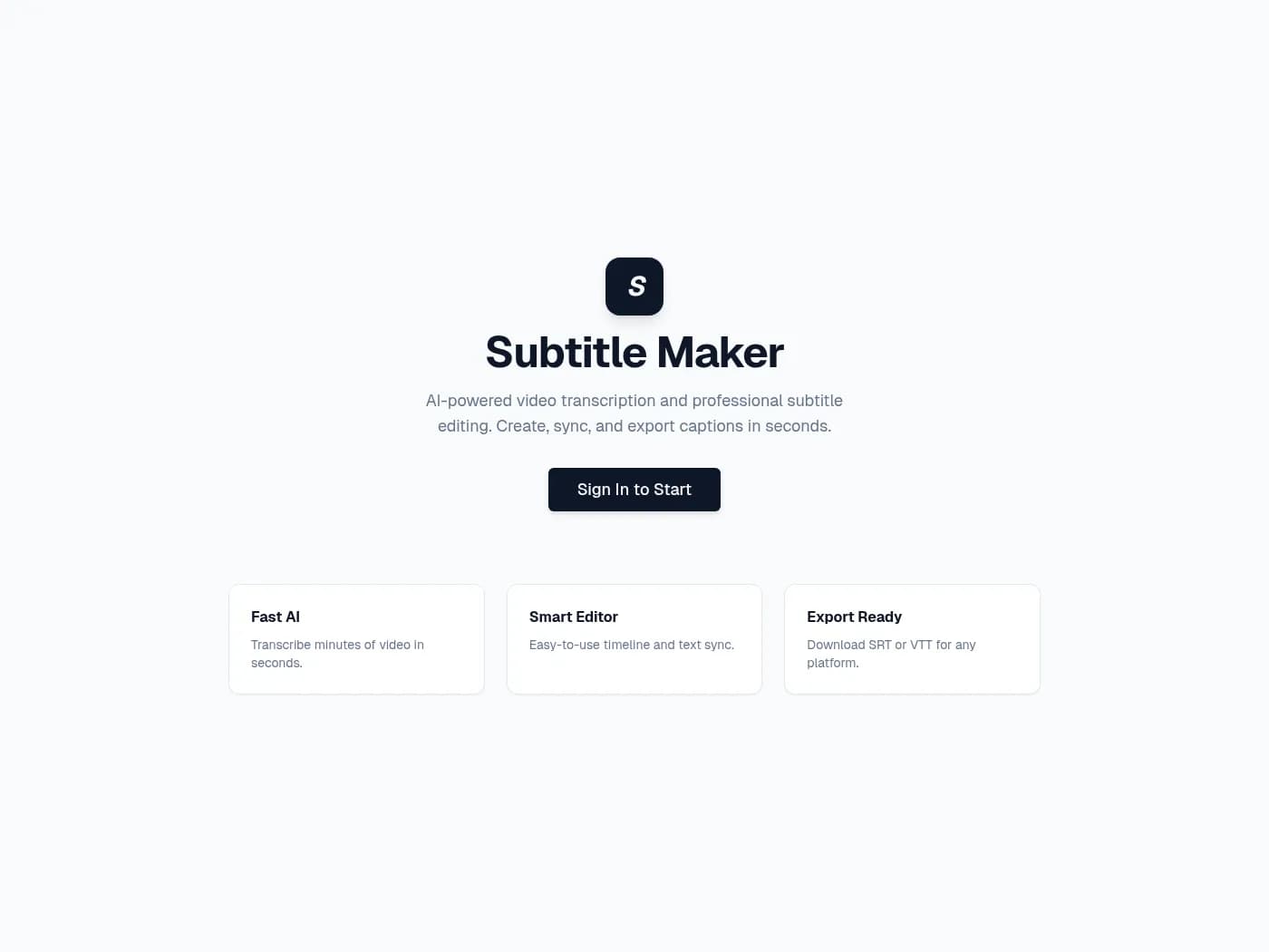 Subtitle Maker