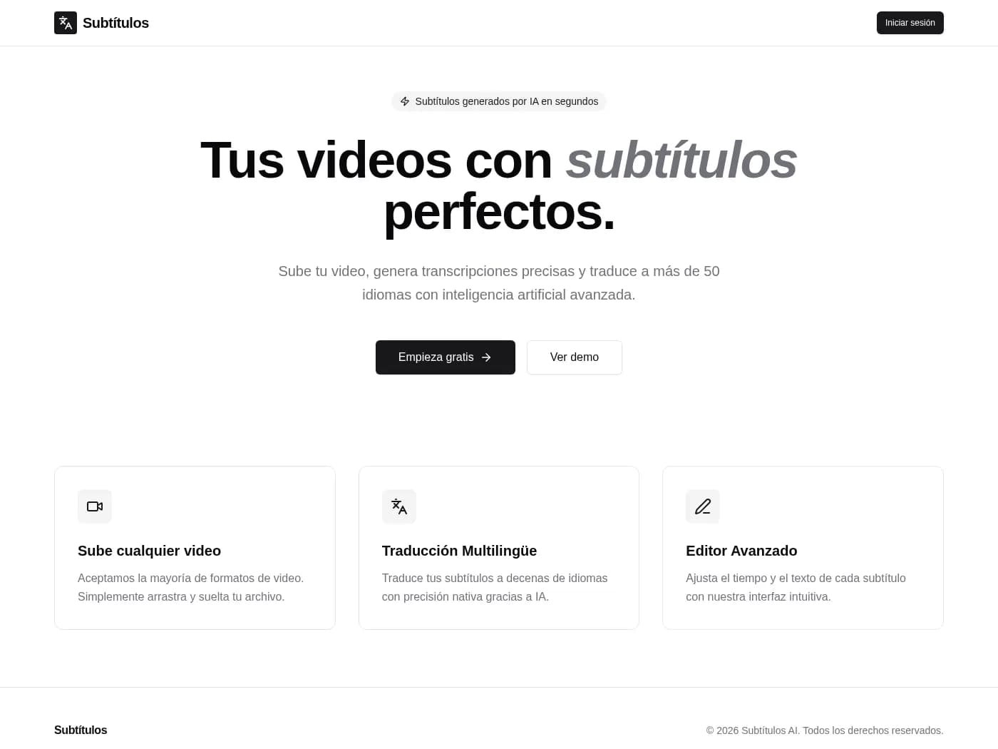 Subtítulos