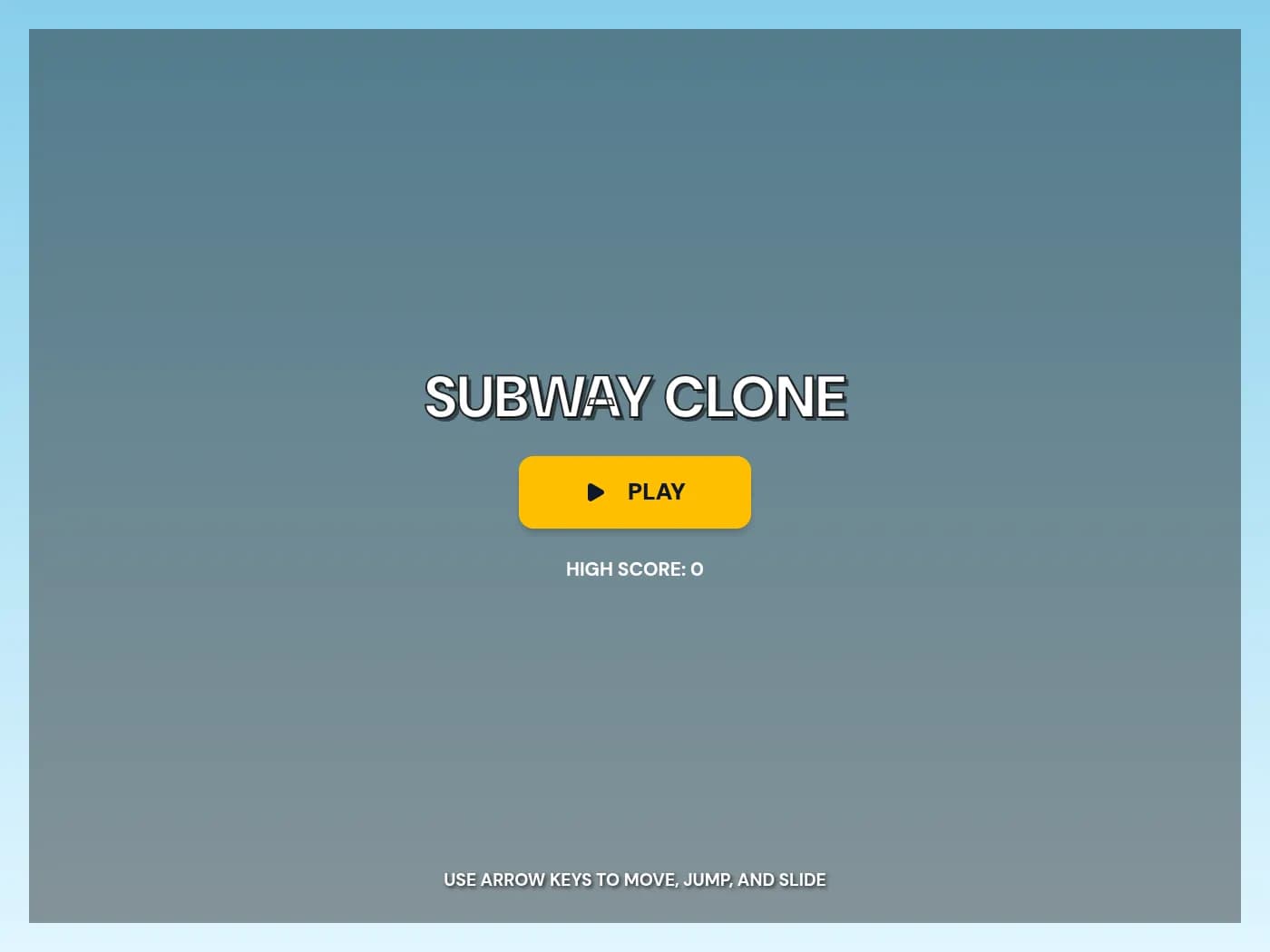 Subway Surfer Clone