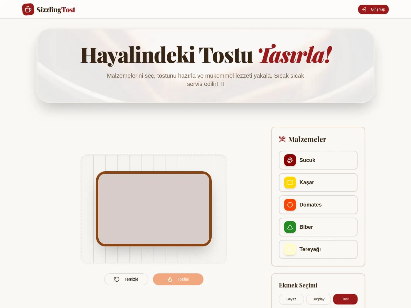 Sizzling Tost Drawer