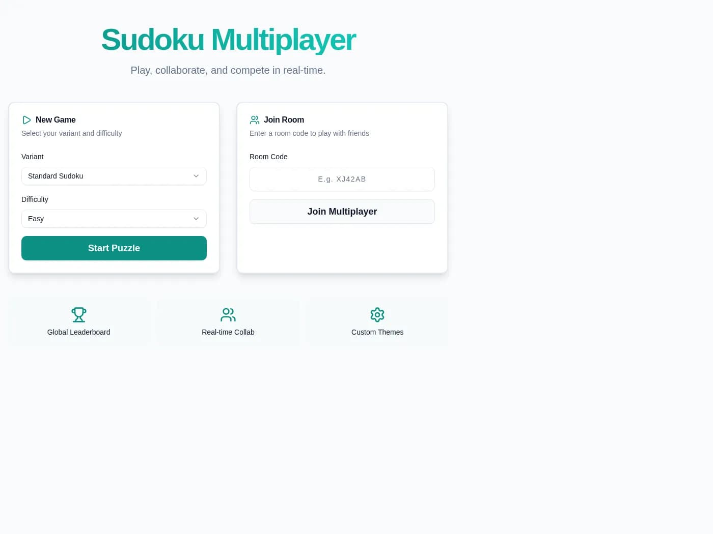 Sudoku Multiplayer PWA