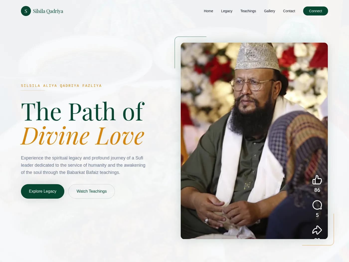 Sufi Leader Portfolio