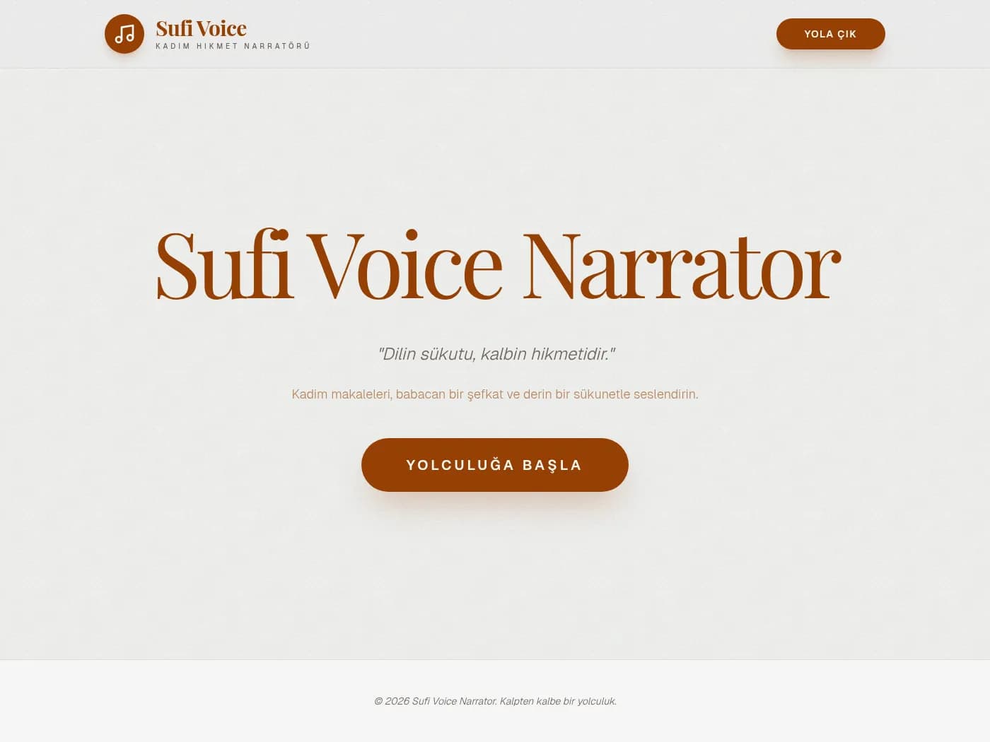 Sufi Voice Narrator