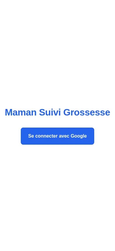 Maman Suivi Grossesse