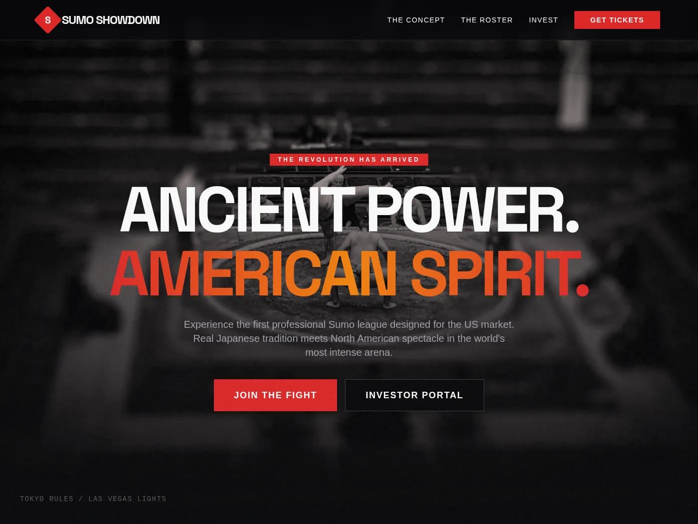 Sumo Showdown Promo Site