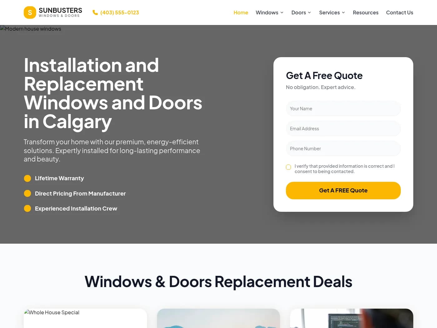 Sunbusters Windows Website