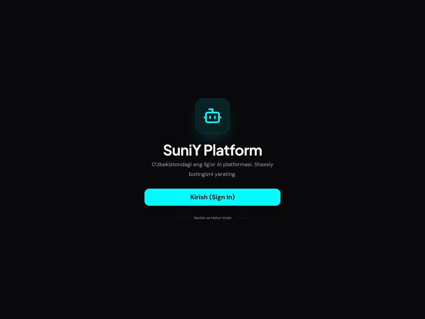 SuniY Intelekt Platform