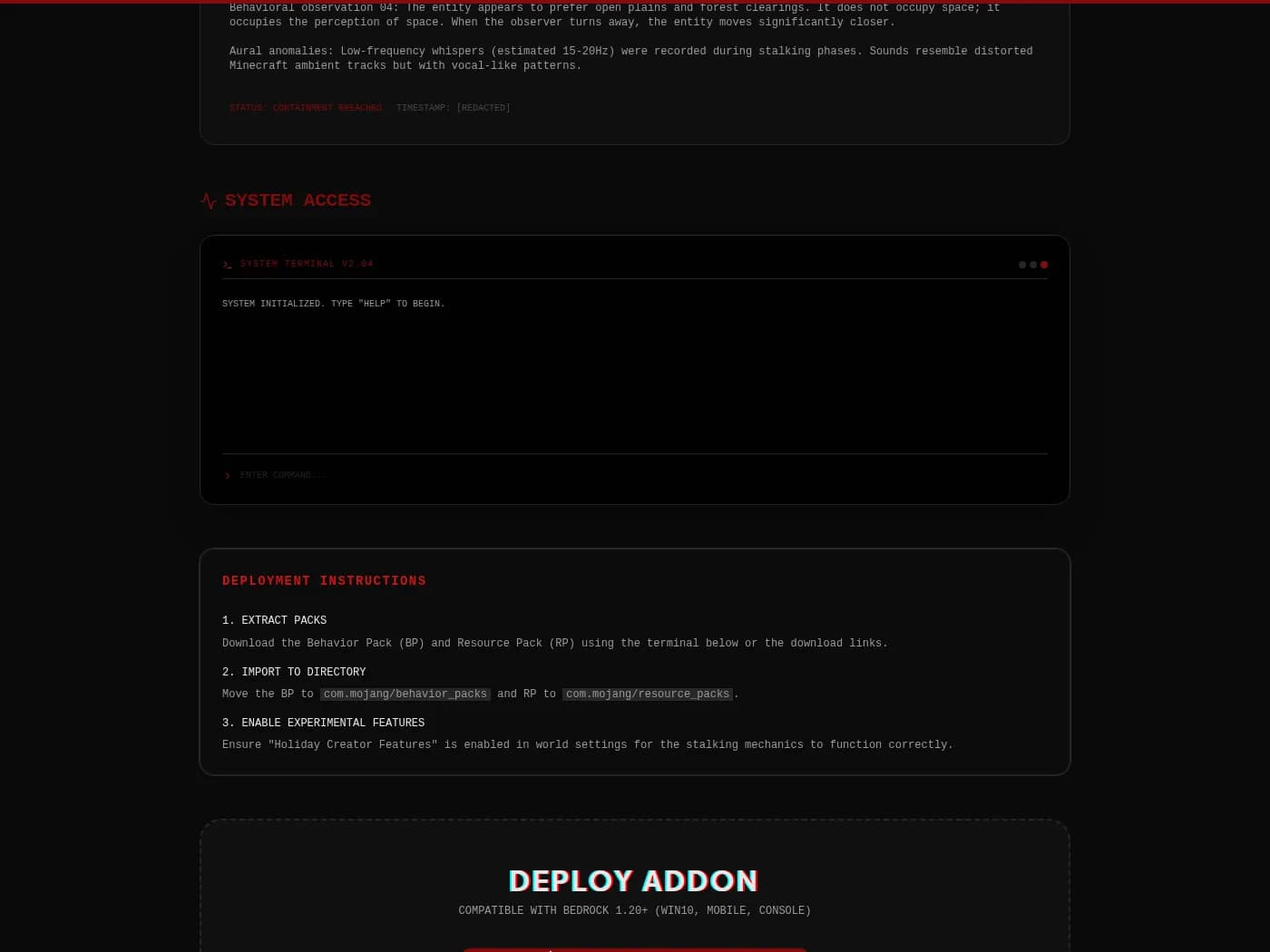 Sunman Analog Horror Addon