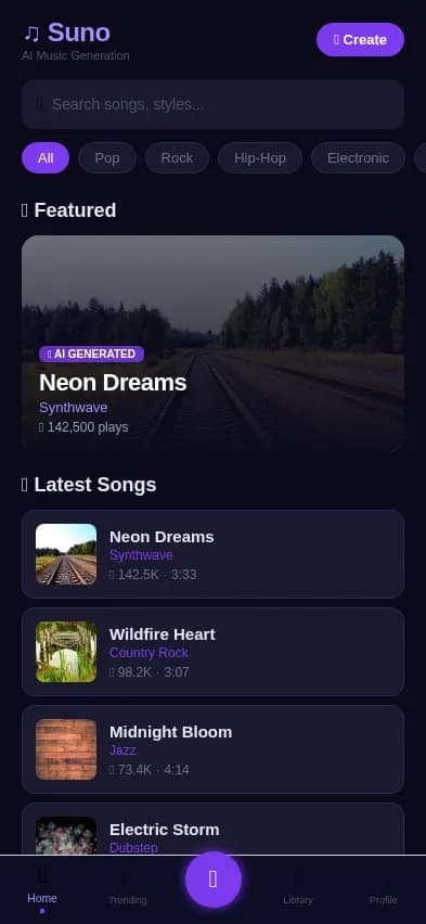 Suno.ai Clone