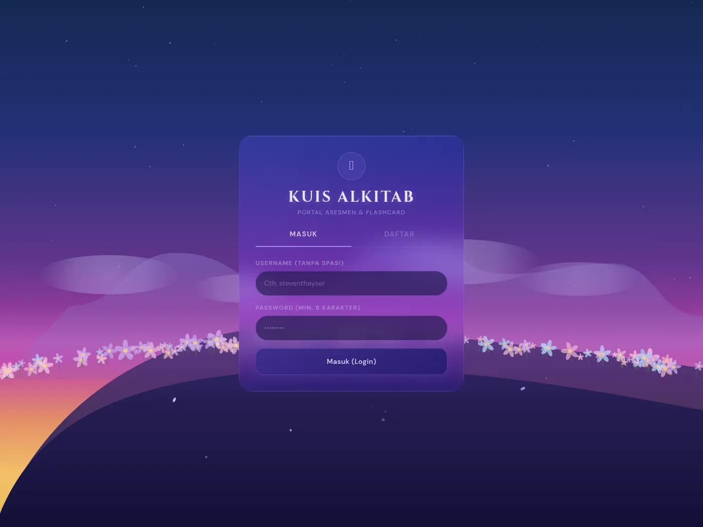 Sunset Quiz Dashboard