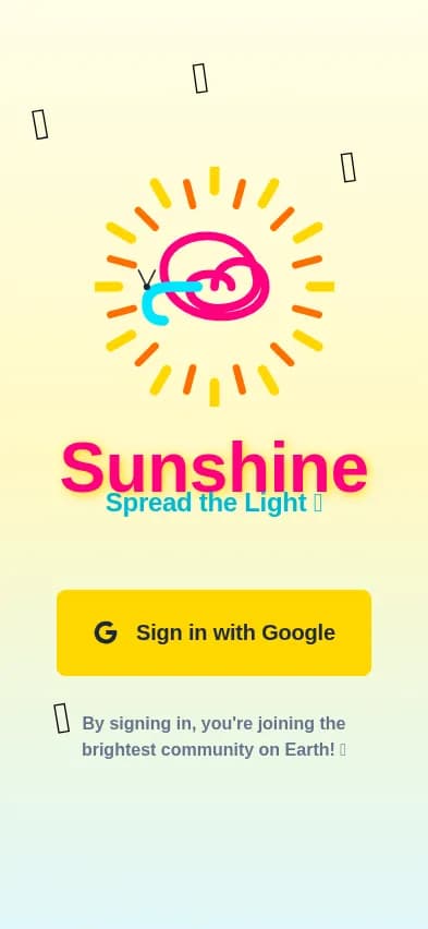 Sunshine Social App