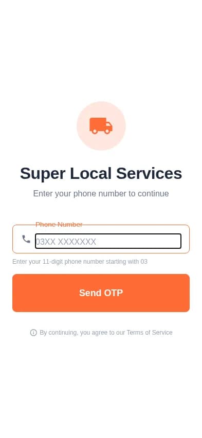 Super Local Services App