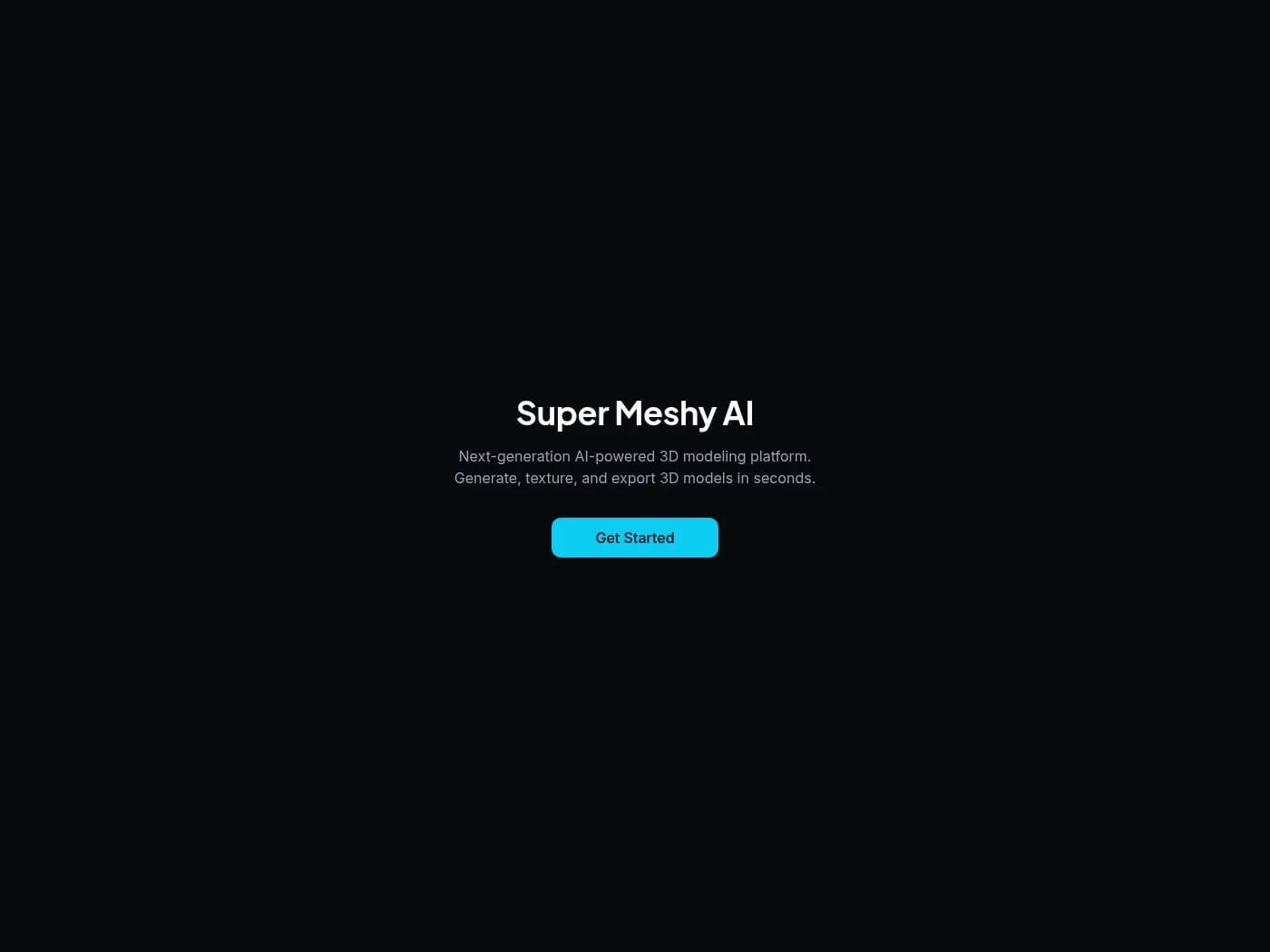 Super Meshy AI Clone