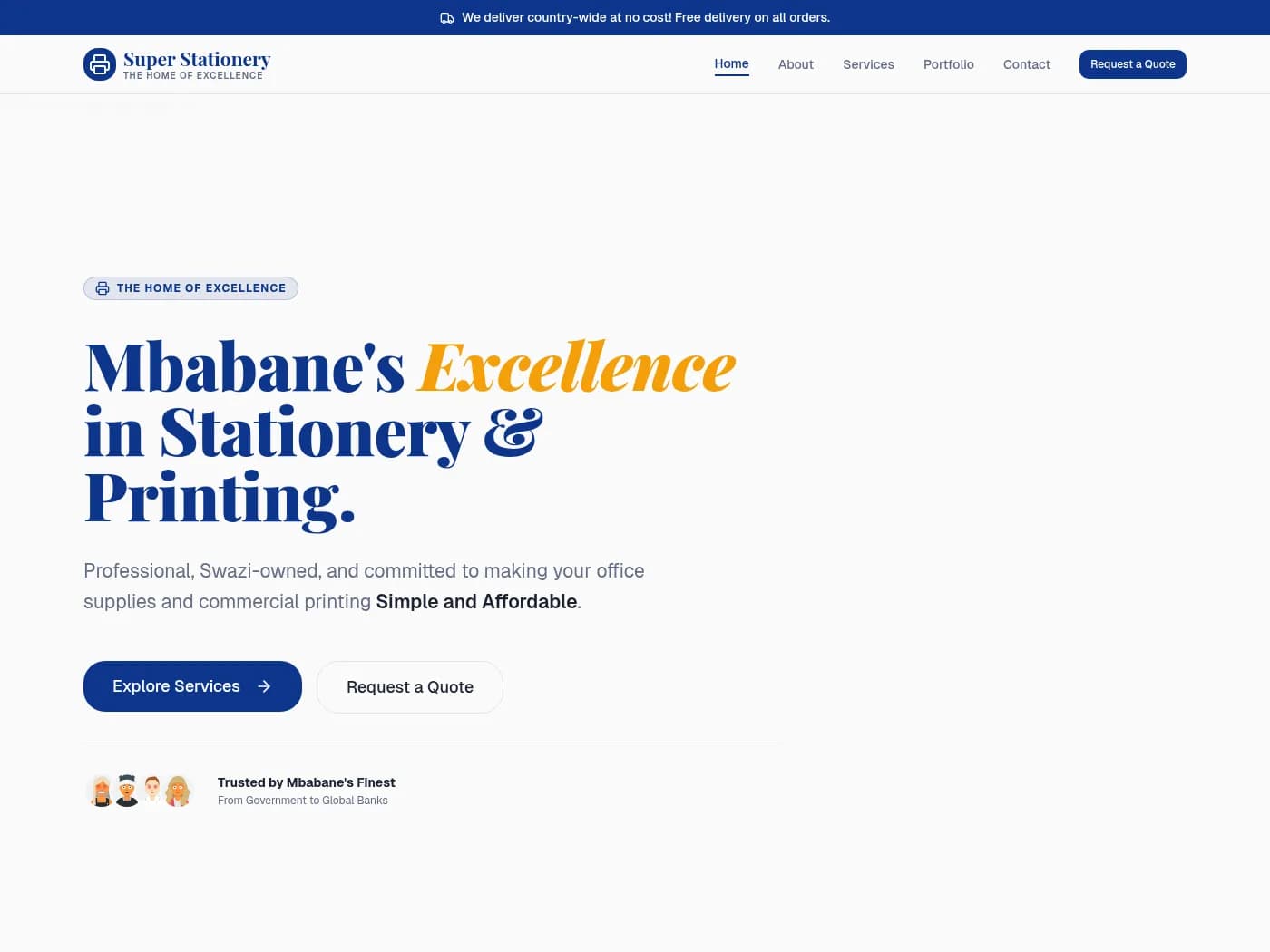 Super Stationery Website