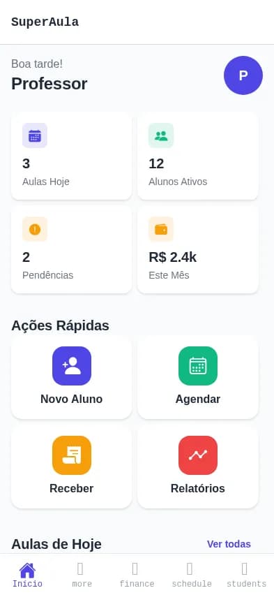 SuperAula Management App