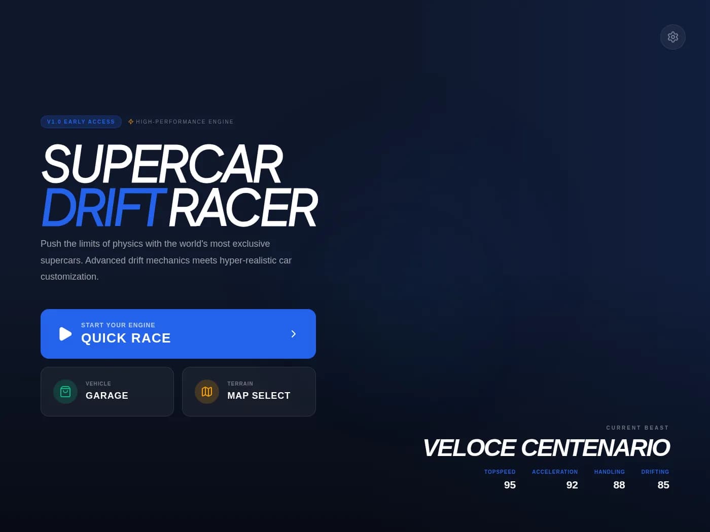 Supercar Drift Racer