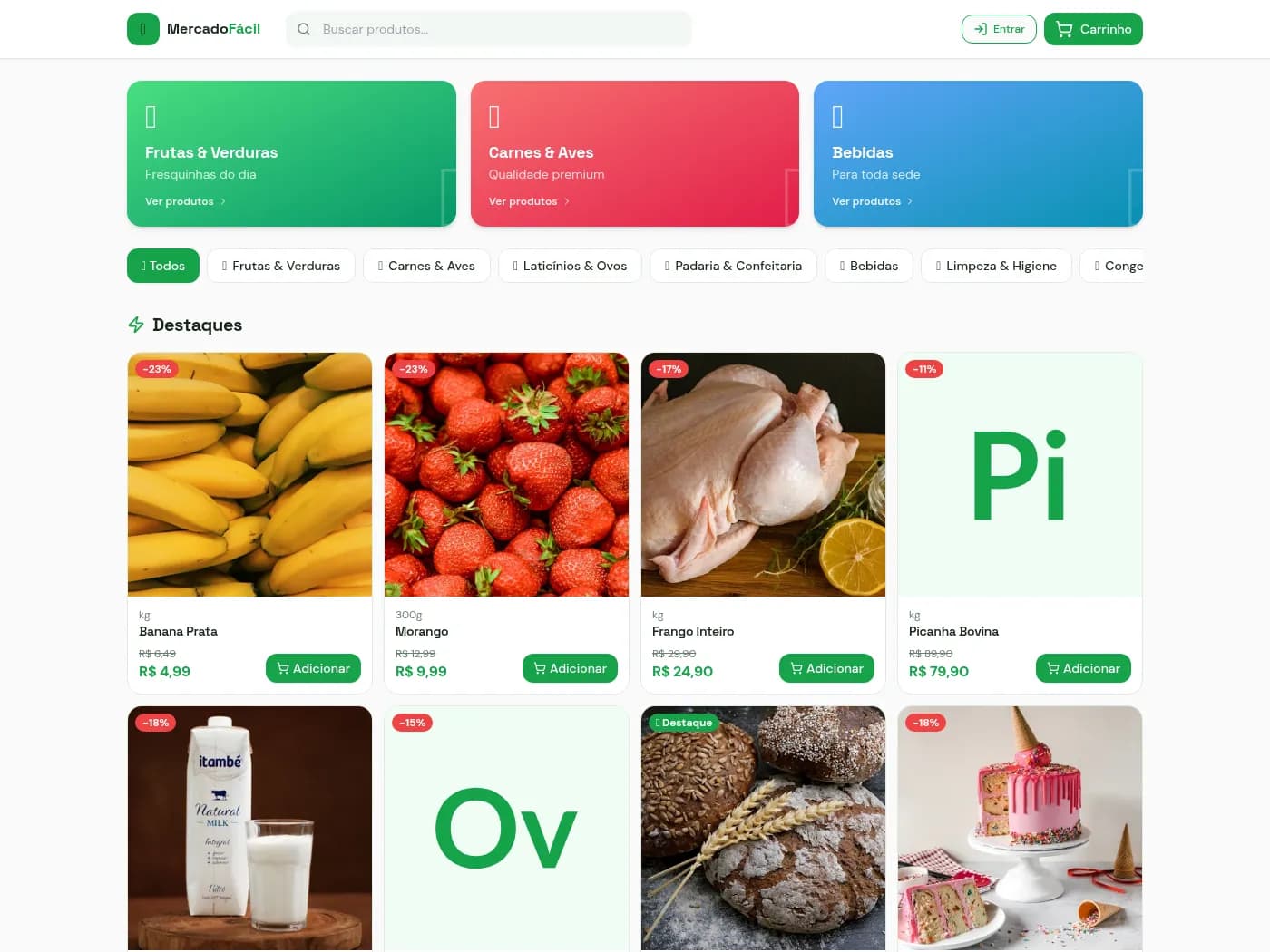 Supermercado Online Fácil