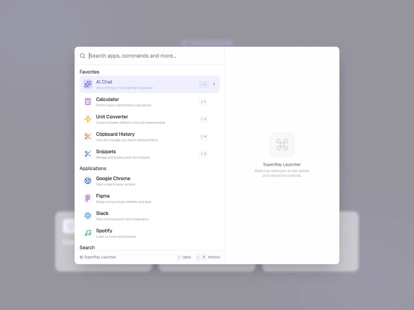 SuperRay Launcher