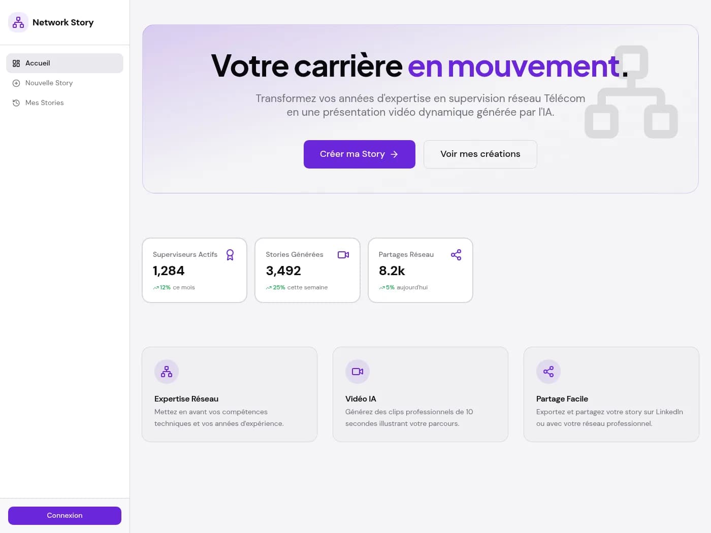Superviseur Réseau Story