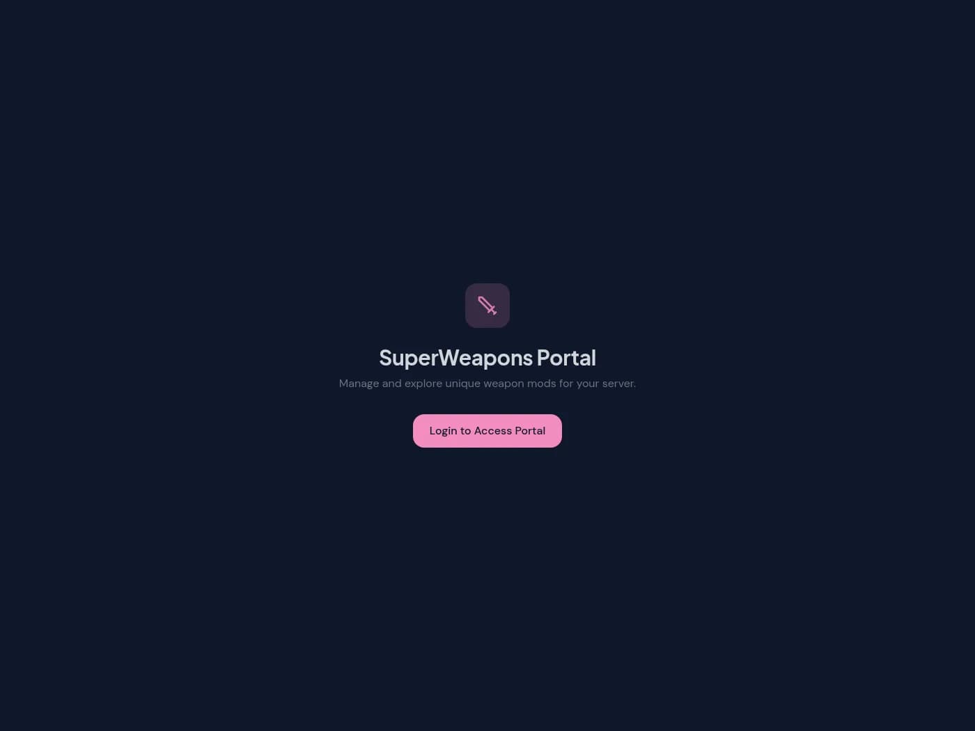 SuperWeapons Mod Portal