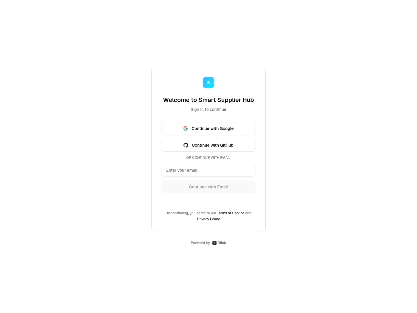 Smart Supplier Hub