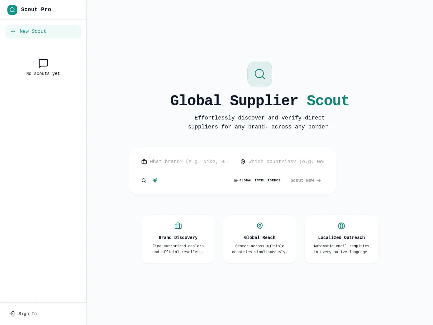 Supplier Scout Pro