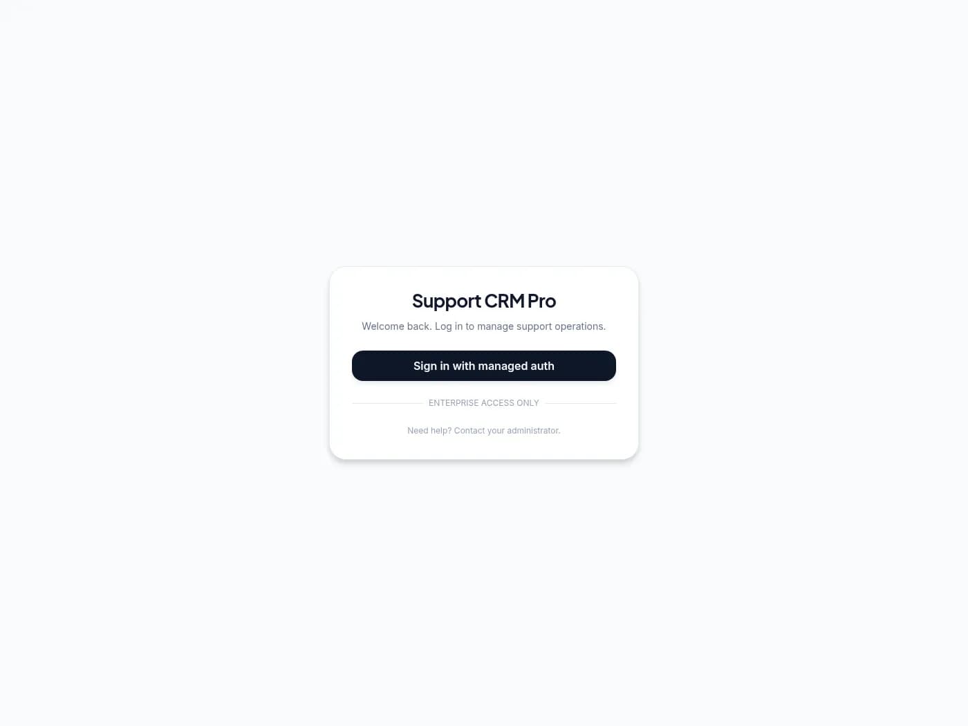 Support CRM Pro