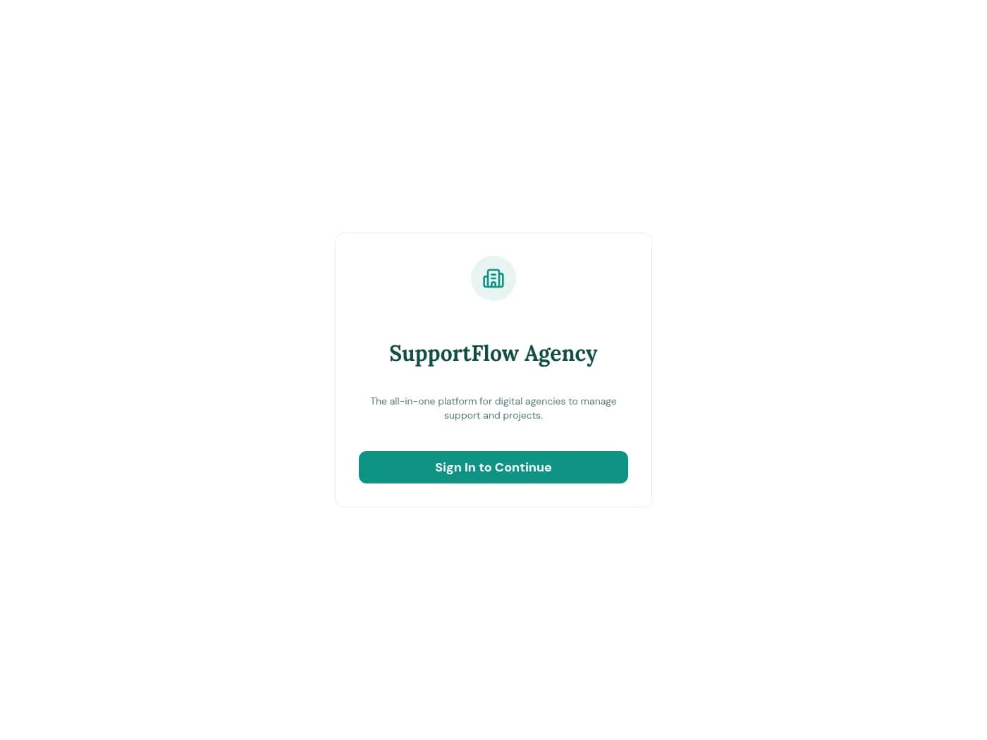 SupportFlow Agency Desk