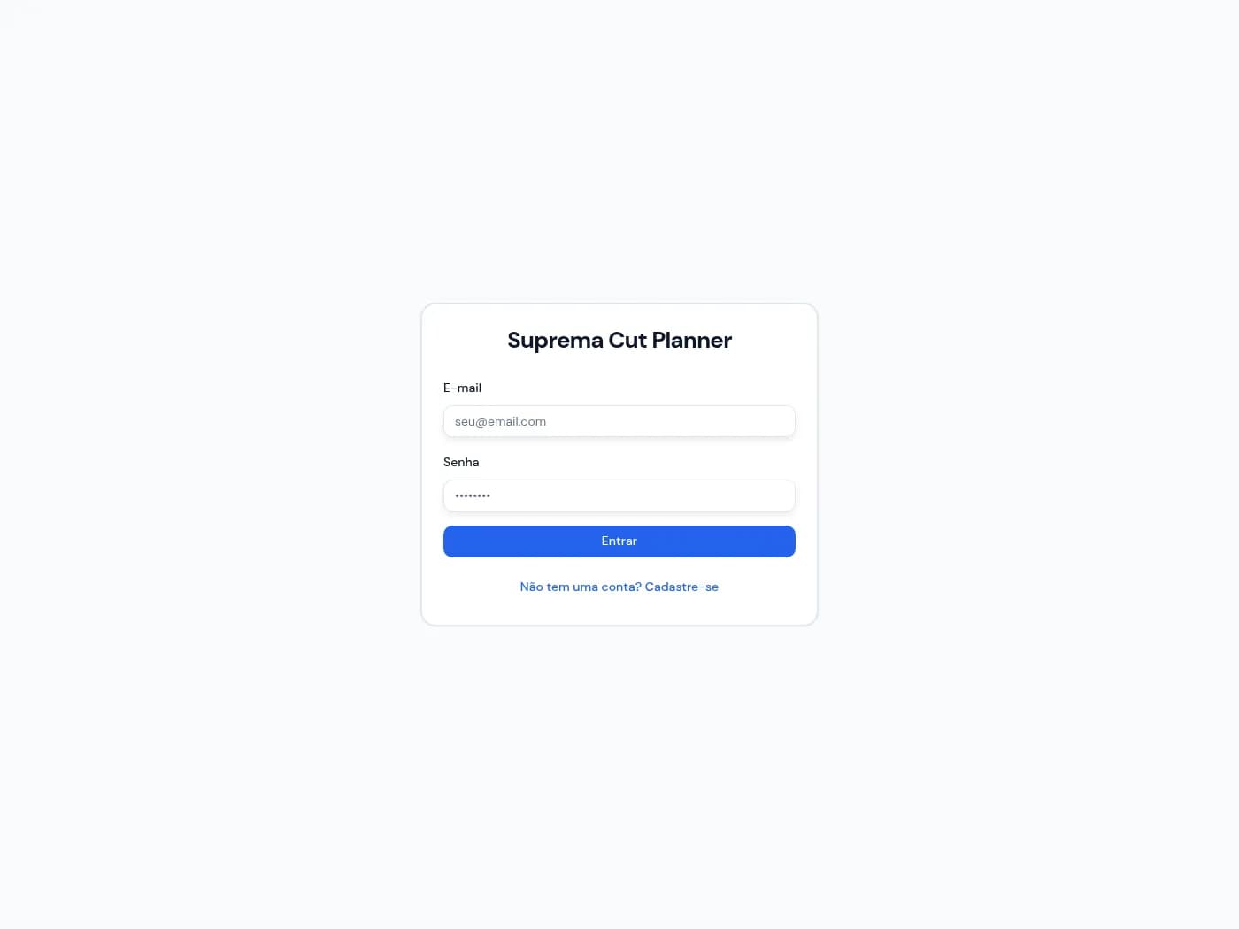 Suprema Cut Planner