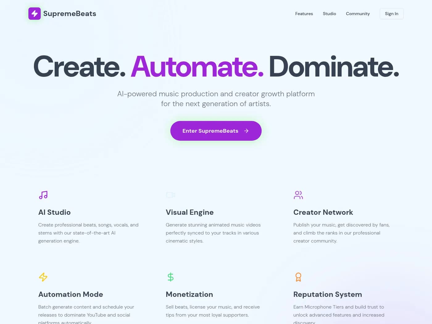 SupremeBeats Platform