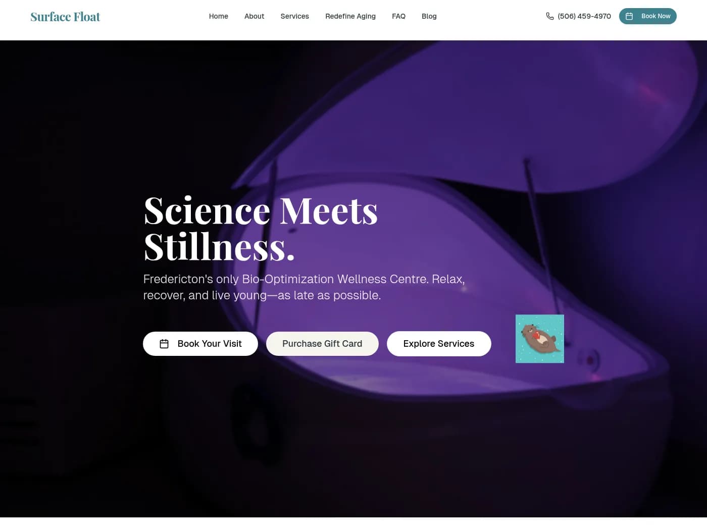 Surface Float Wellness Site