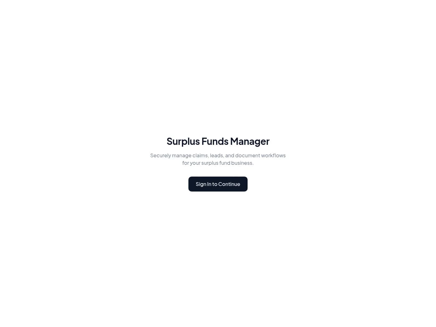 Surplus Funds Manager