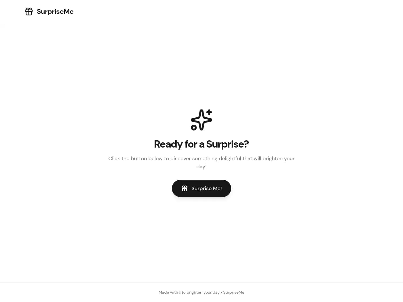 SurpriseMe Site