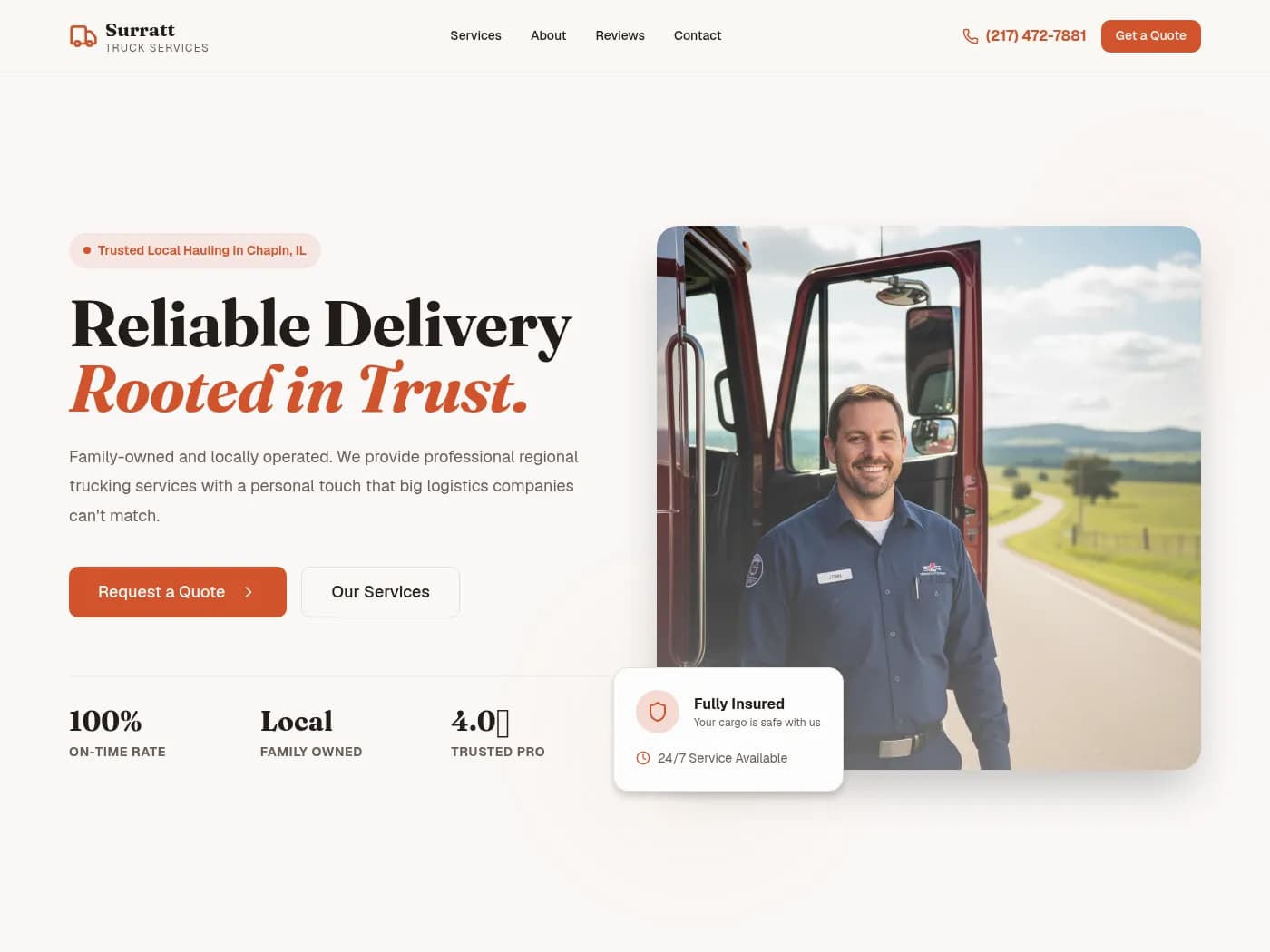 Surratt Truck Services Site