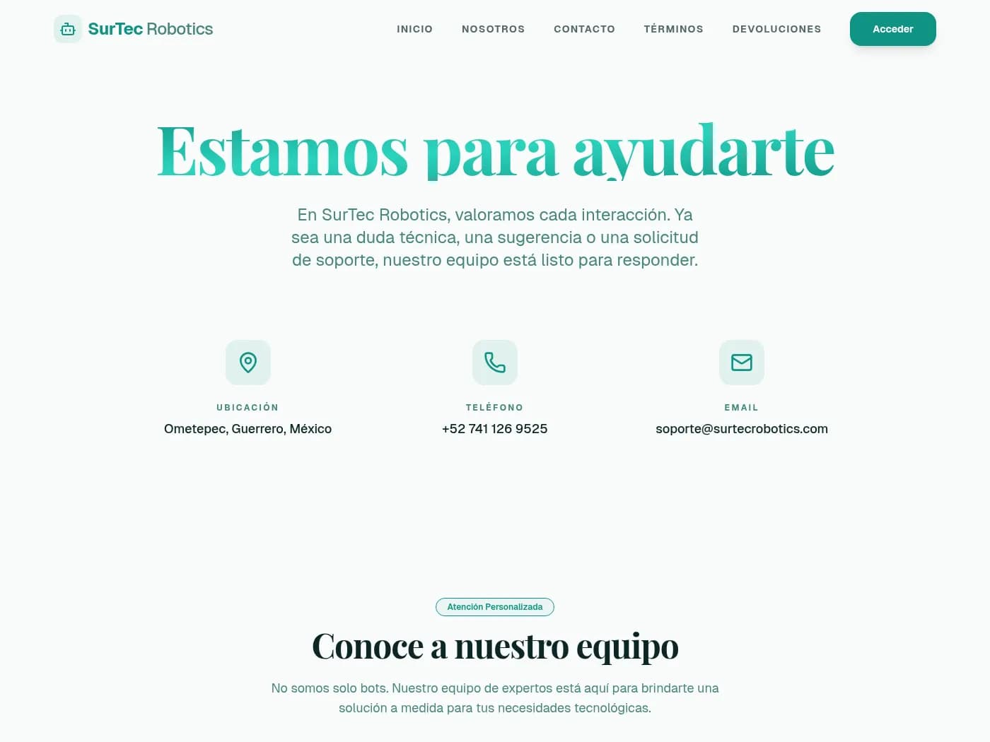 SurTec Contact Portal