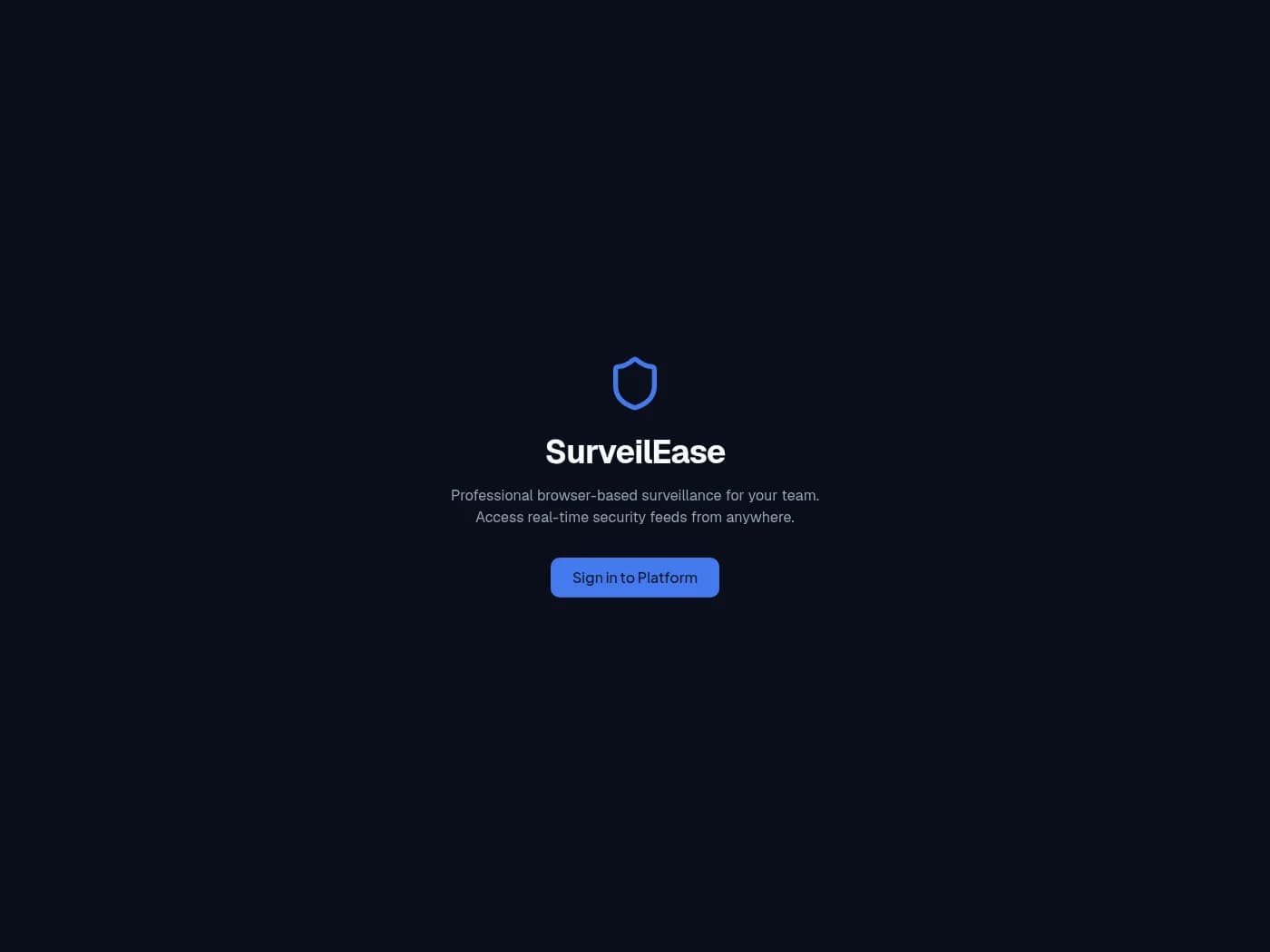 SurveilEase Platform