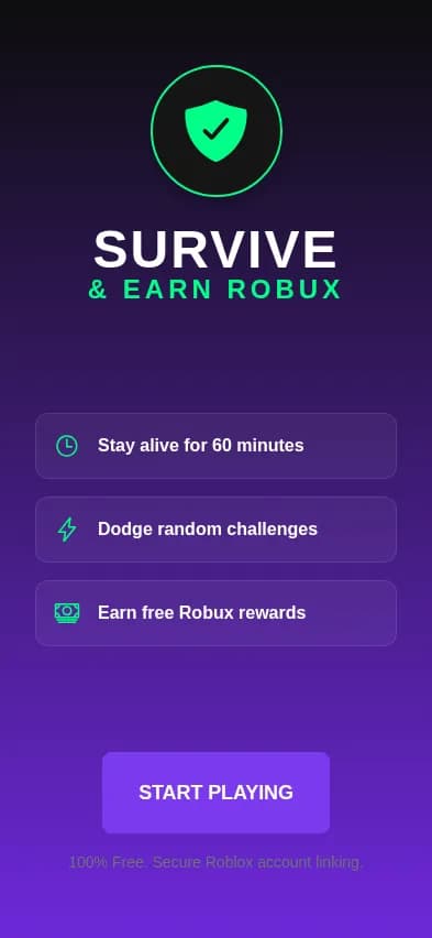 Survive & Earn Robux