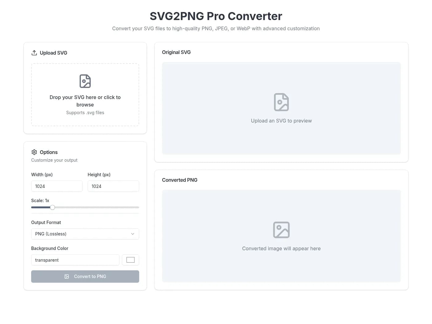 SVG2PNG Pro Converter