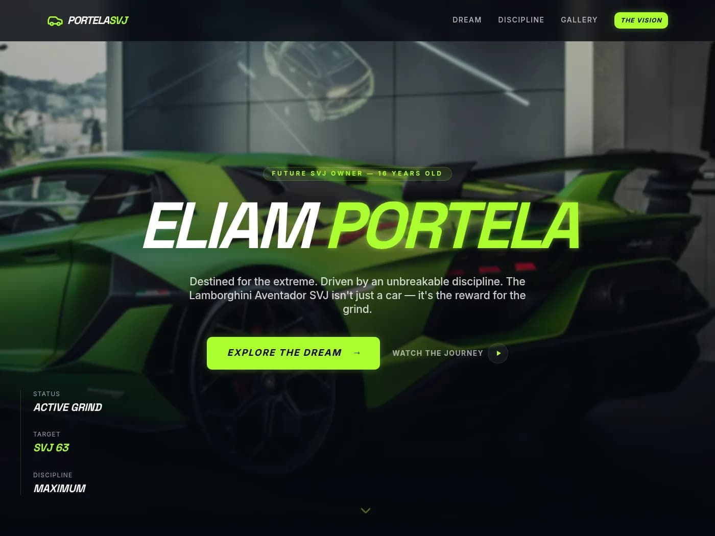 Eliam's SVJ Dream Site
