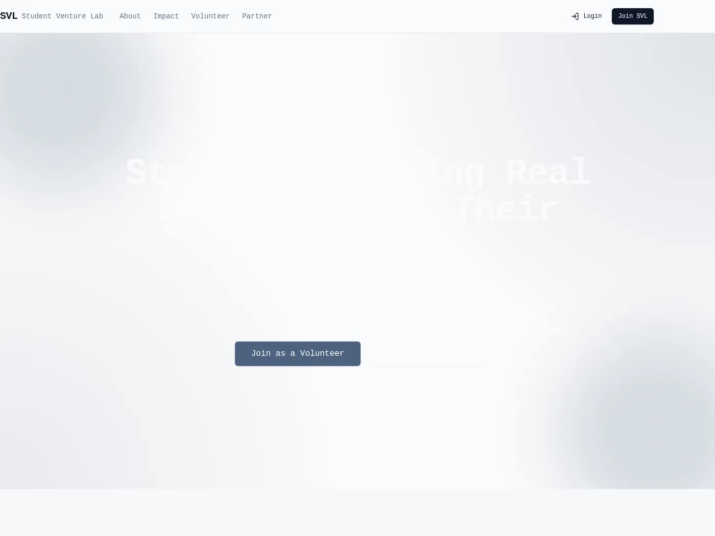 Student Venture Lab Portal