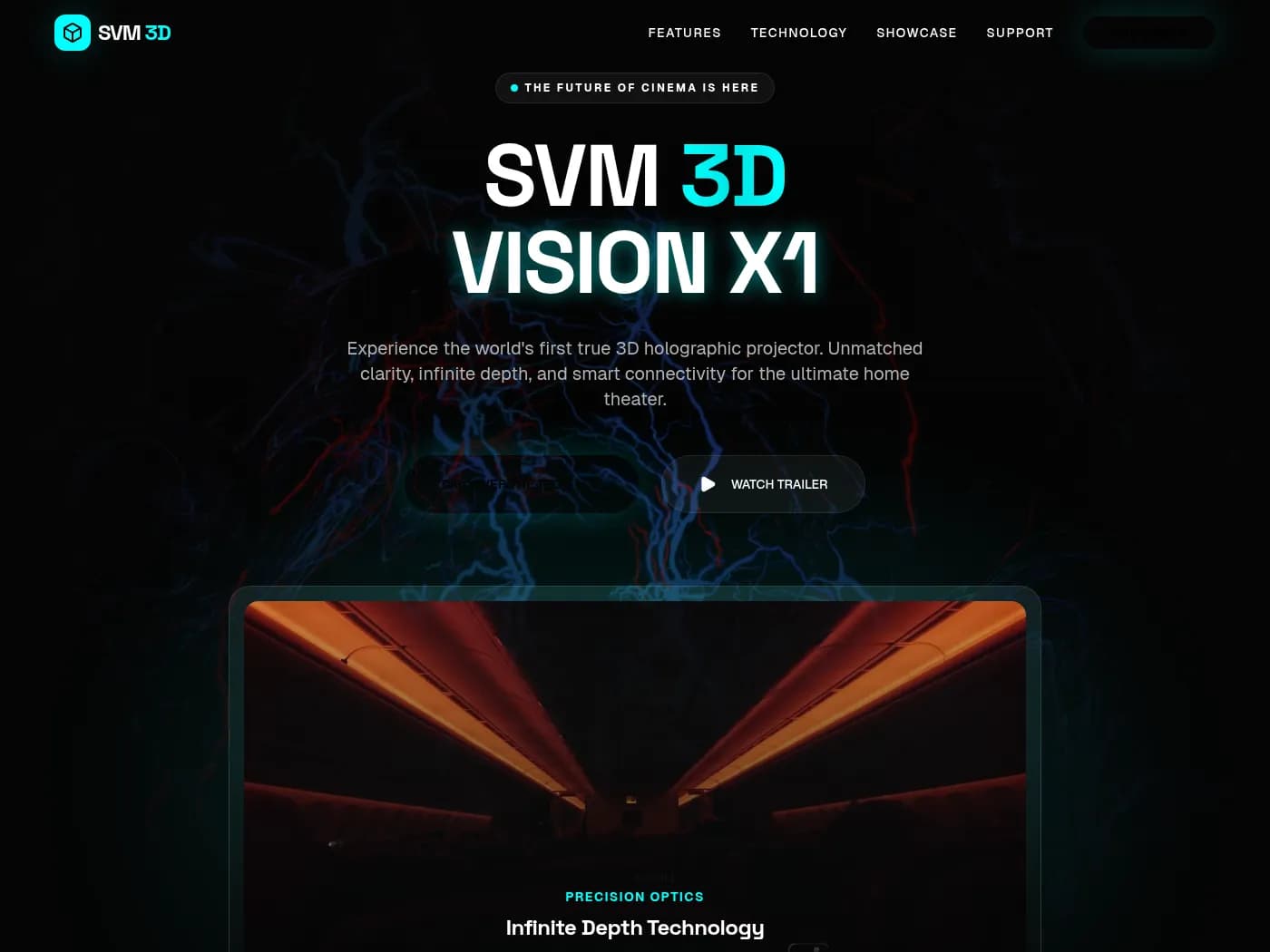SVM 3D Projector Showcase