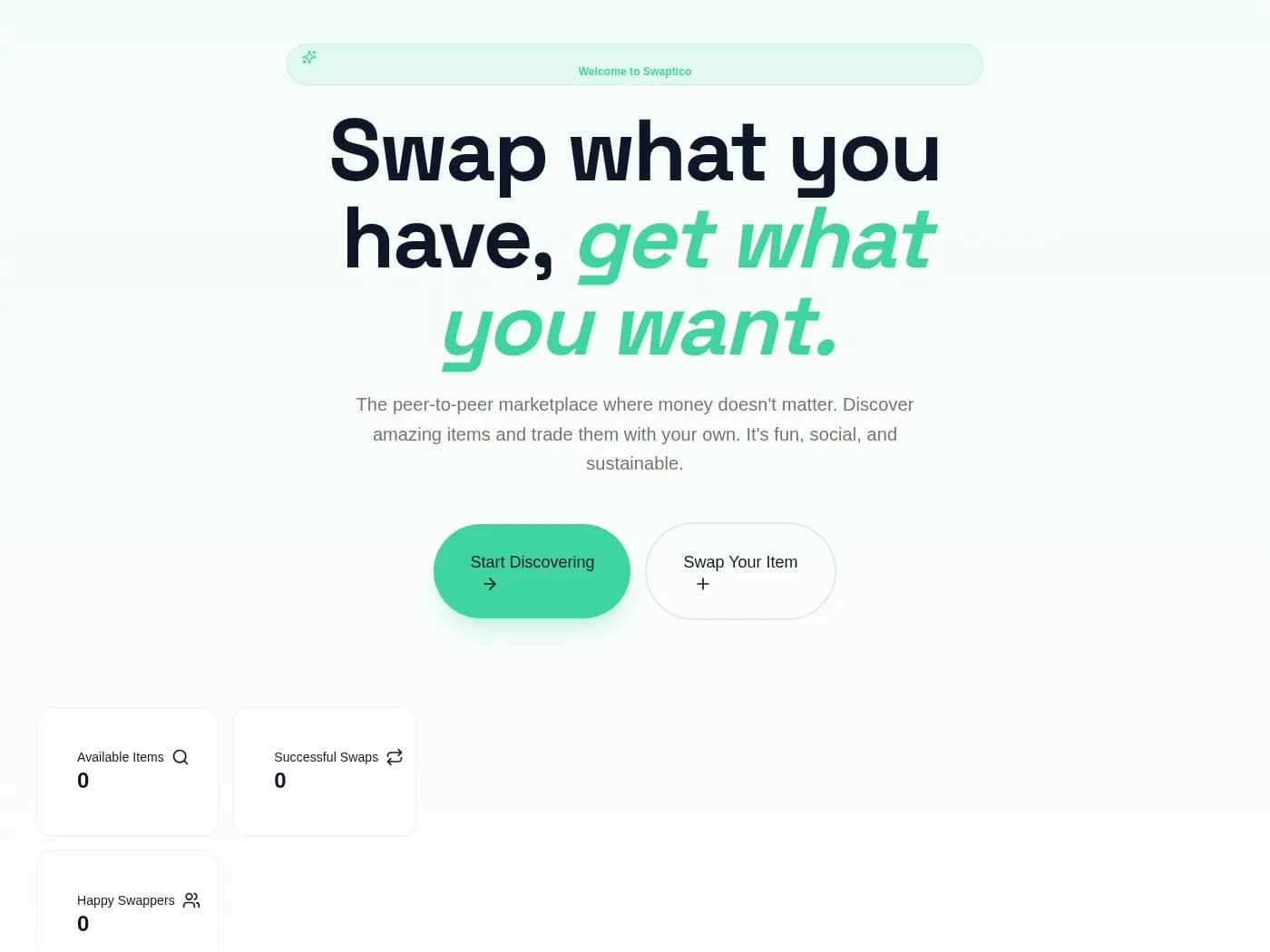 Swaptico Marketplace