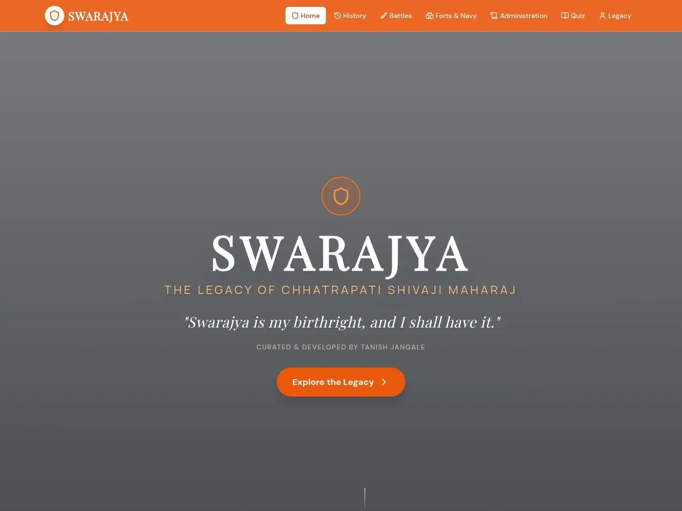 Swarajya History Site