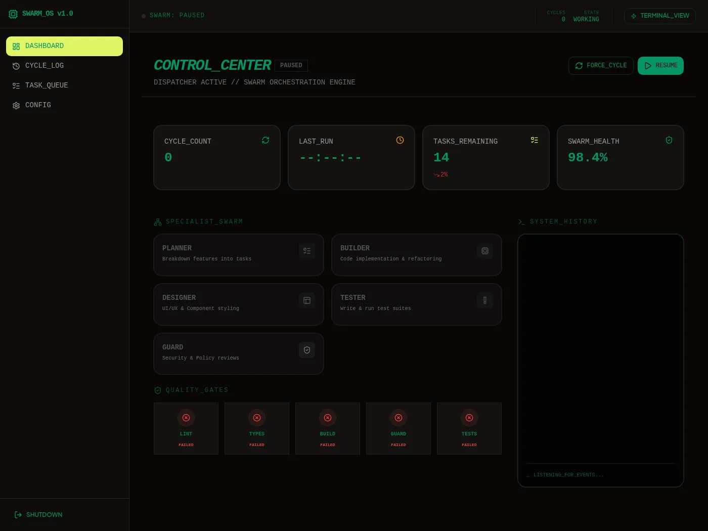 SwarmAI Orchestration Engine