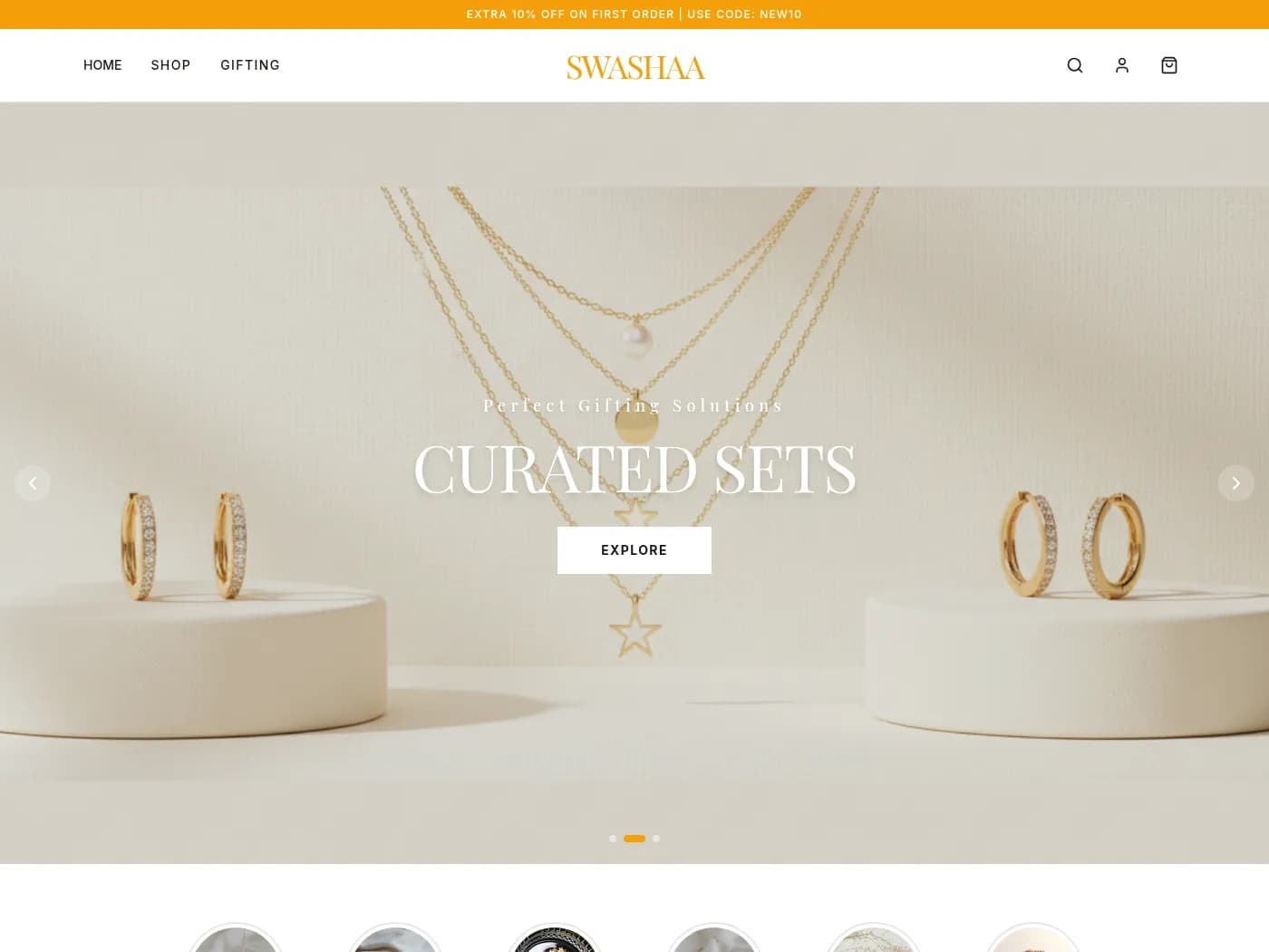 Swashaa Storefront Clone